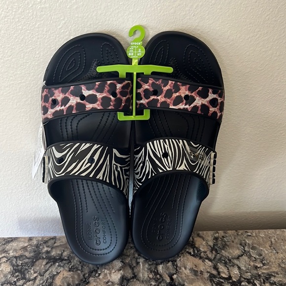 CROCS | Shoes | Crocs Classic Animal Remix Womens Size 6 Mens Size 14 ...